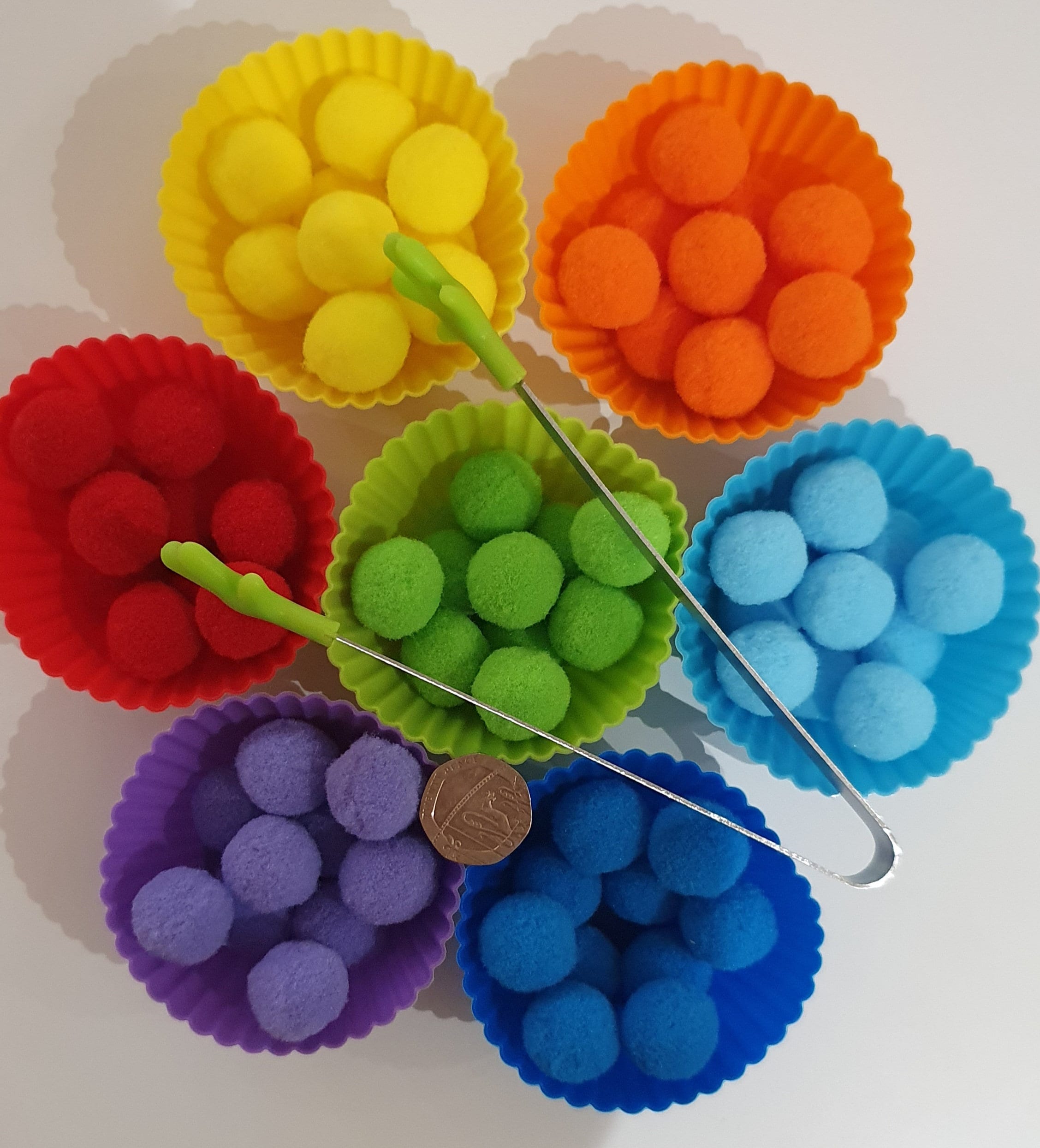 Tweezer Teaser Colour Sorting Activity - Etsy