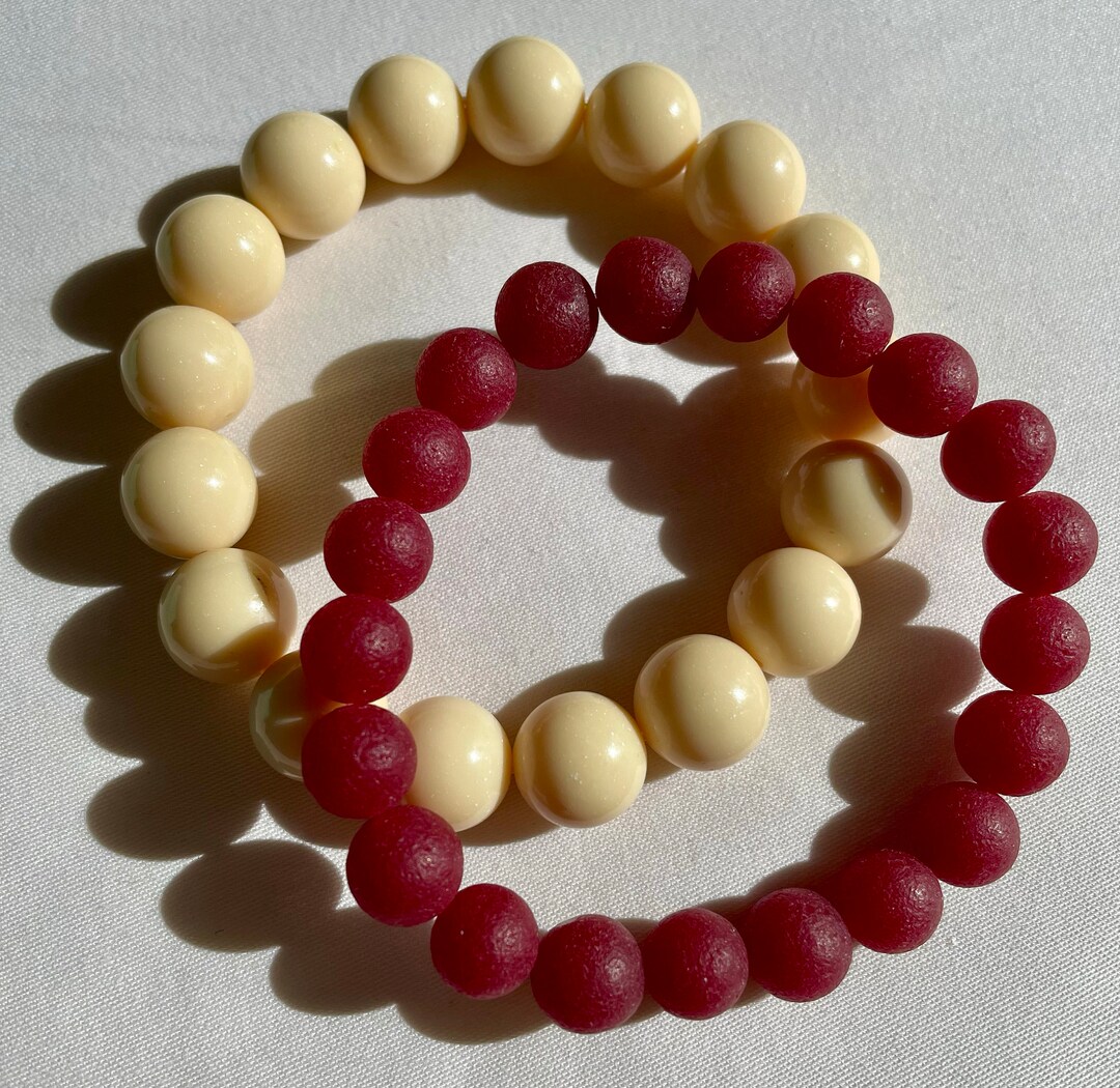 Combination of Two Frankincense Bracelets - White and Red. 2 in 1 ...