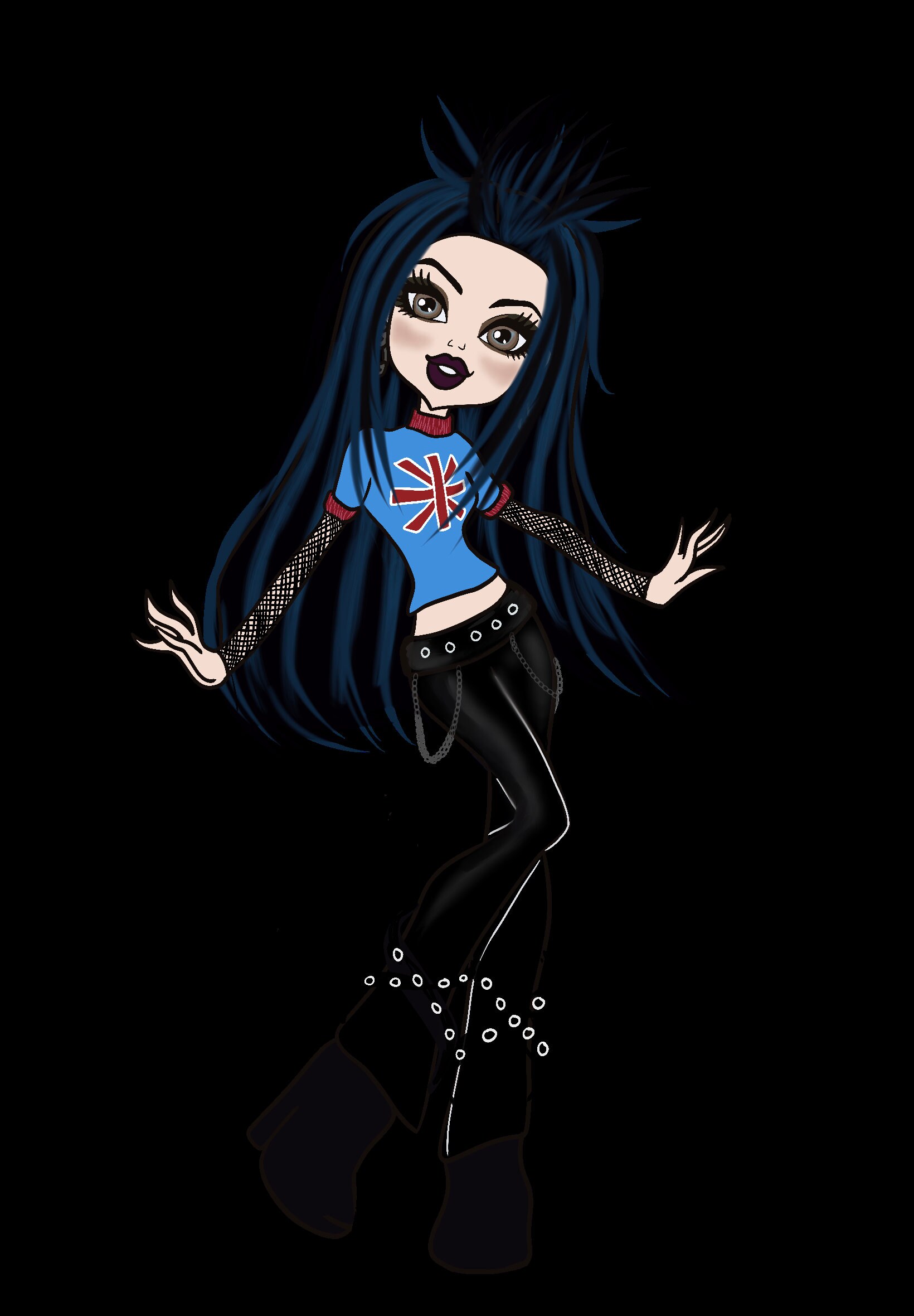 Bratz Pretty N Punk Jade Monster High Fan Art PNG Collection - Etsy