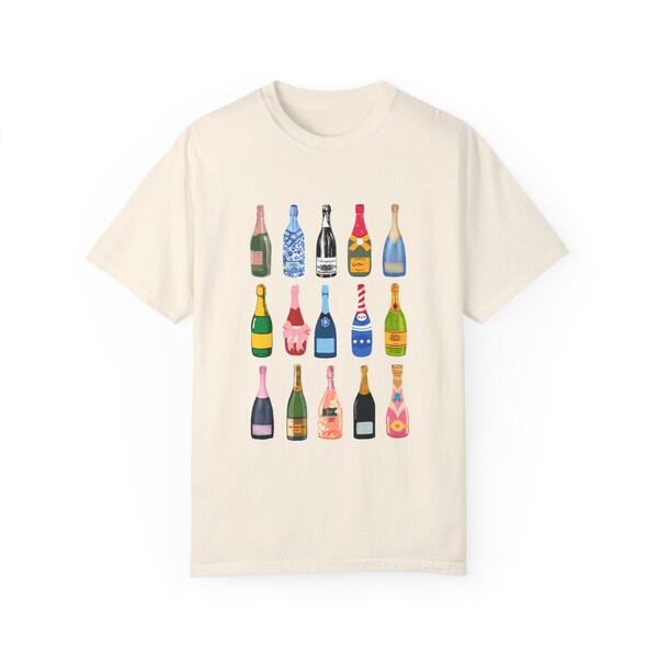 Champagne Tshirt - Etsy