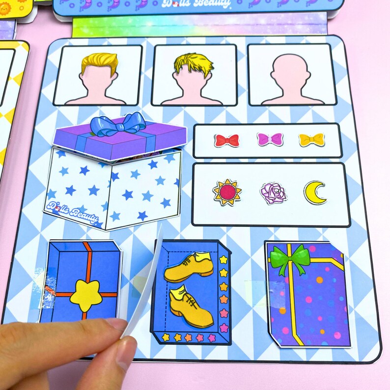 Wedding Dress-up Printable, Paper Doll for Kids, Interesting Gifts for ...