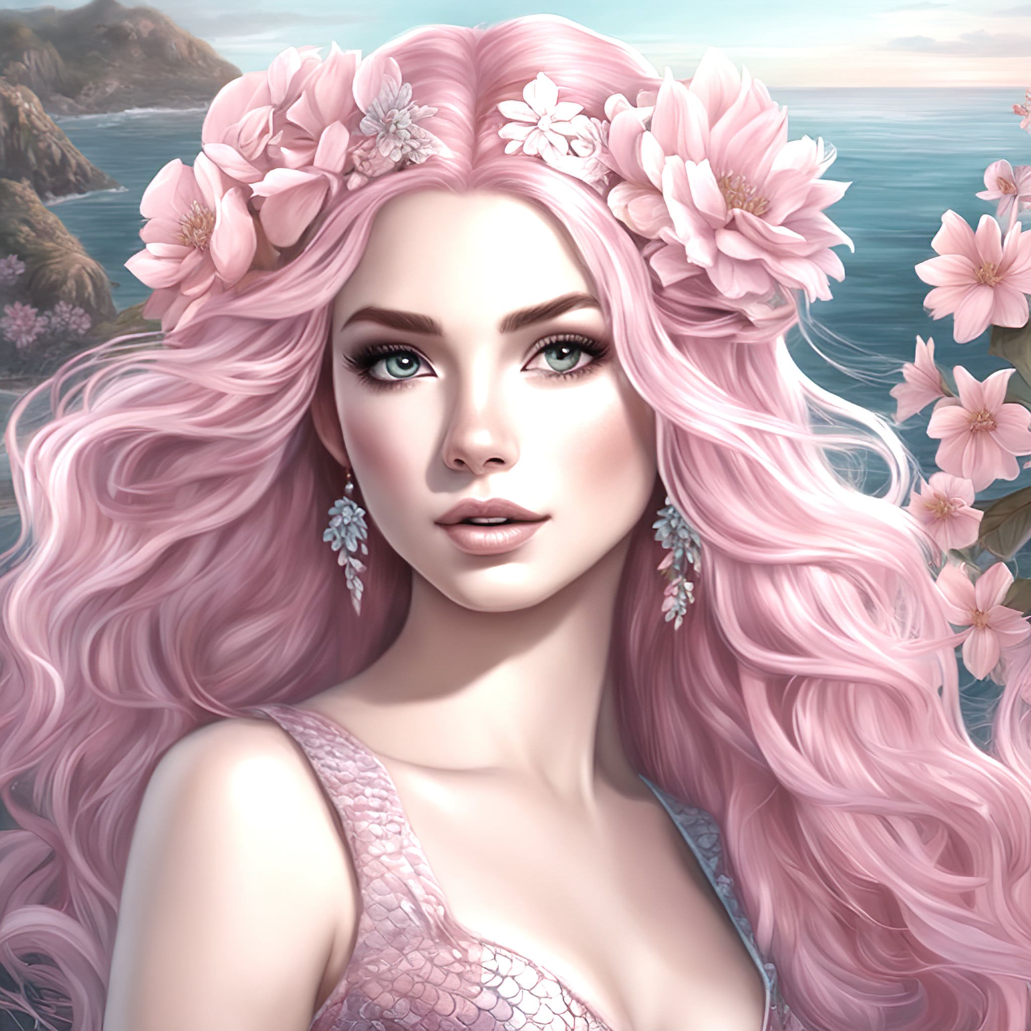 Enchanting Mermaid Pictures Set of 3 Mermaids as a Printable - Etsy