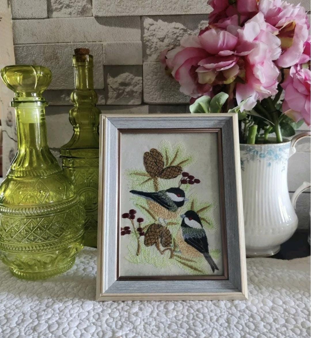 Embroidered Wall Frame for Your Home and Living - Etsy