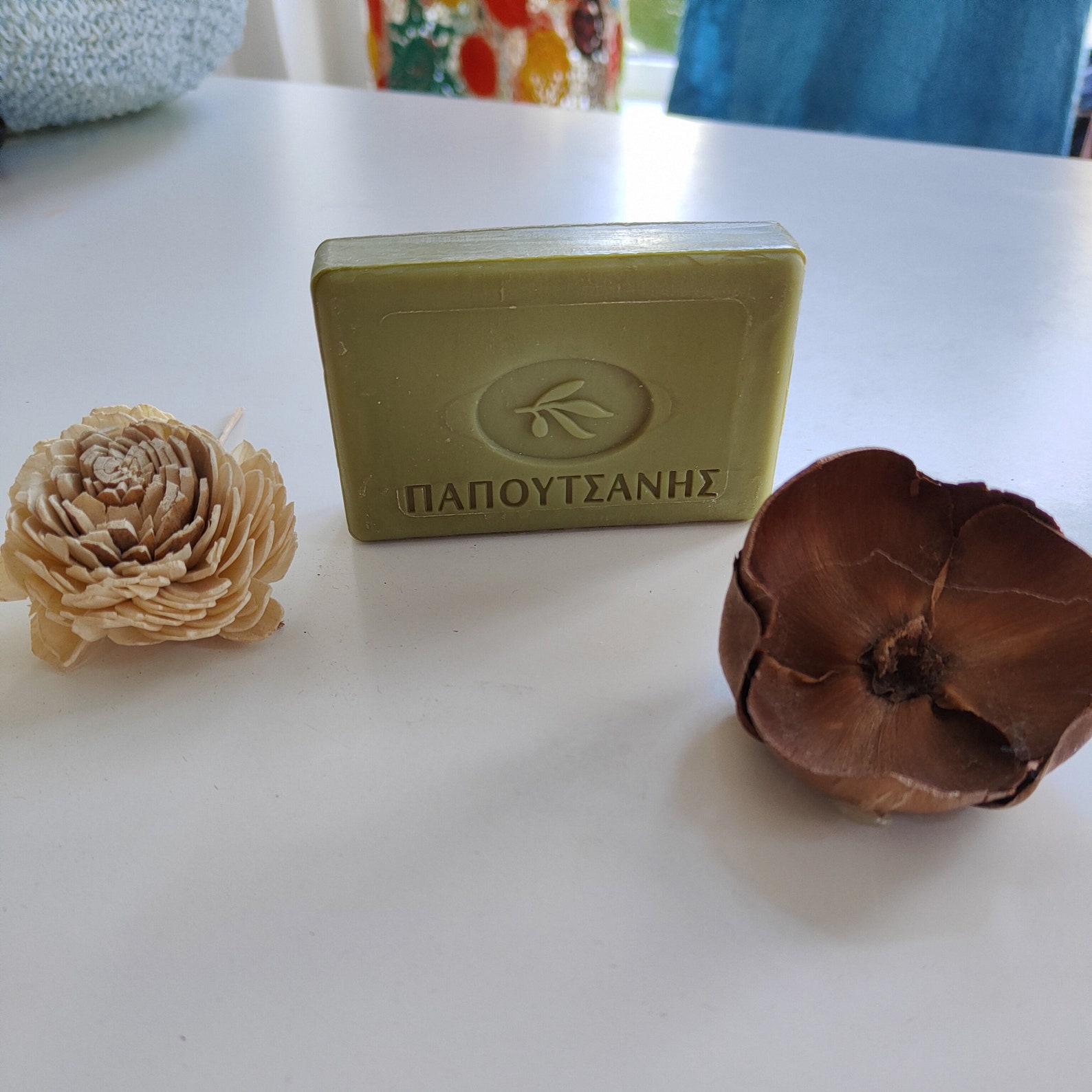 Traditional Greek Soap Bar, Perfect Felting Supplies, Olive Oil Soap ...