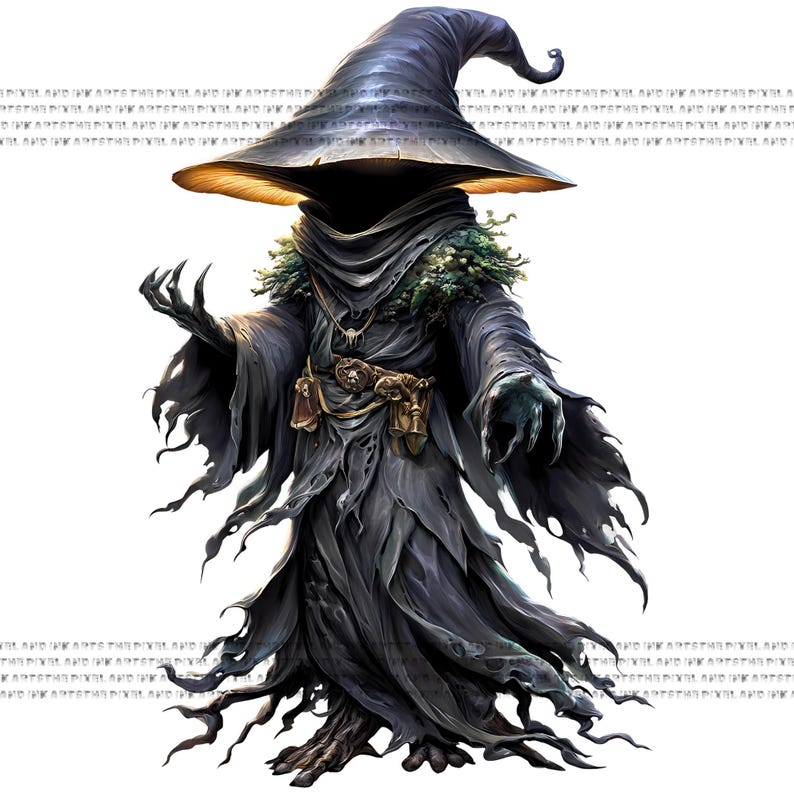 Fantasy Mushroom Folk Clipart Bundle | Myconid RPG Character, Woodland ...