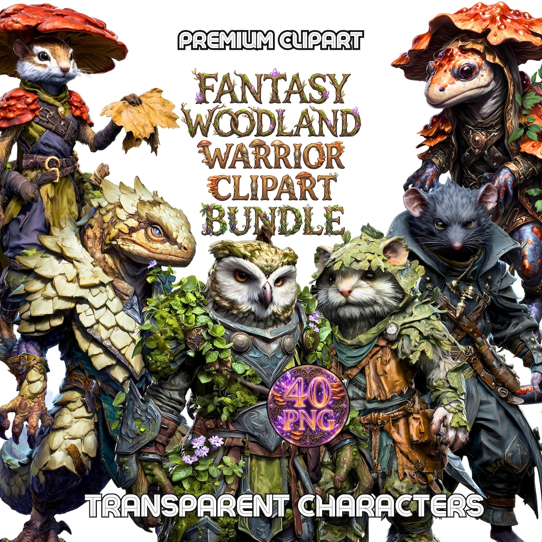 Druid and Ranger Animal Companions for D&D | 40 Armored Woodland ...