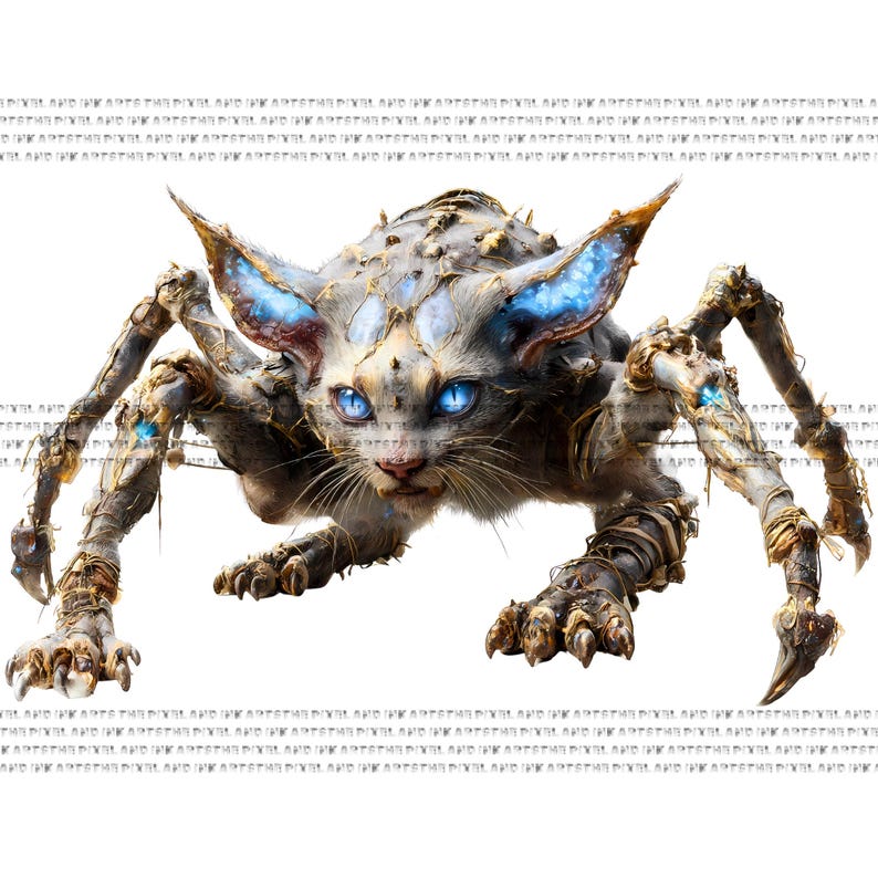 Radioactive Wasteland Fantasy Creature PNG Clipart Bundle | Dark RPG ...