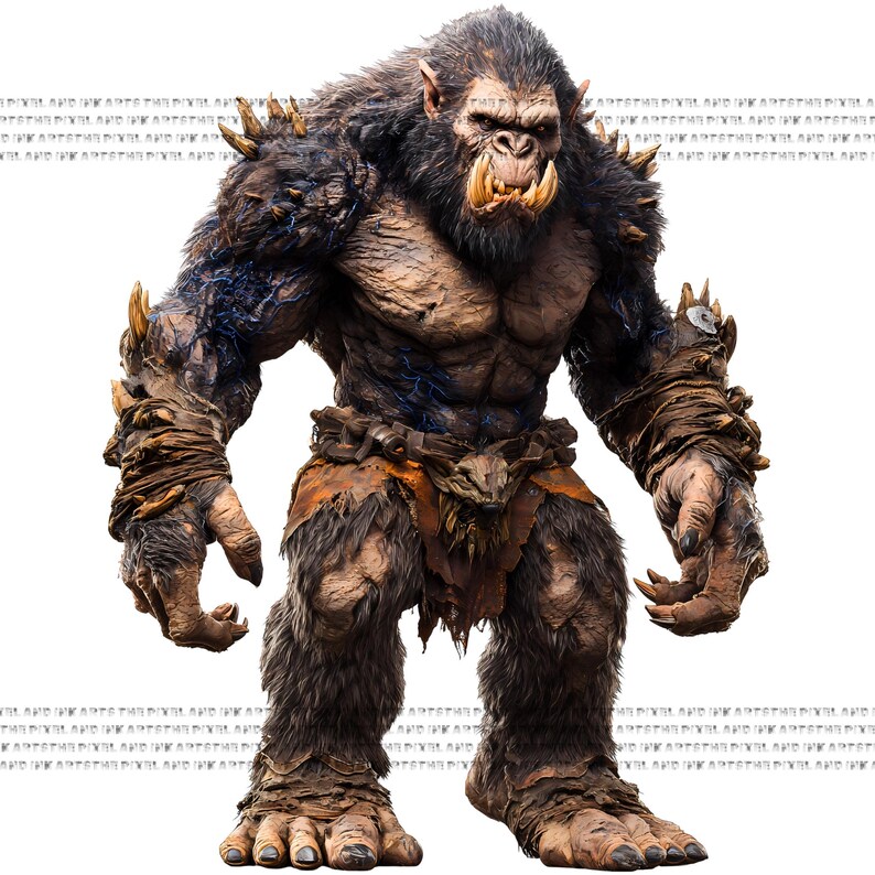 Radioactive Wasteland Fantasy Creature PNG Clipart Bundle | Dark RPG ...
