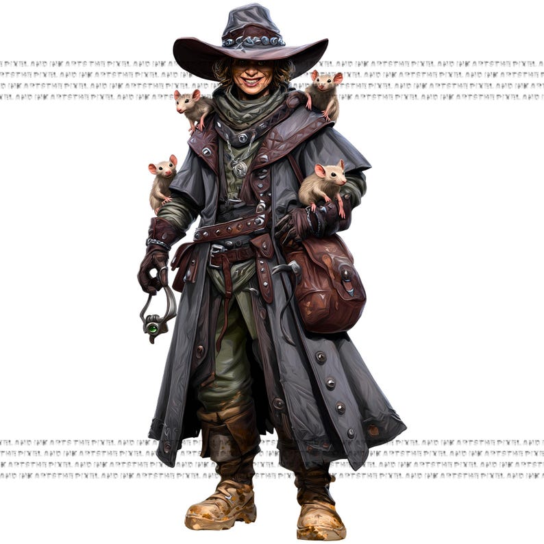 Dark Fantasy Hag PNG Clipart Bundle | Gothic Sorceress Dnd Token ...