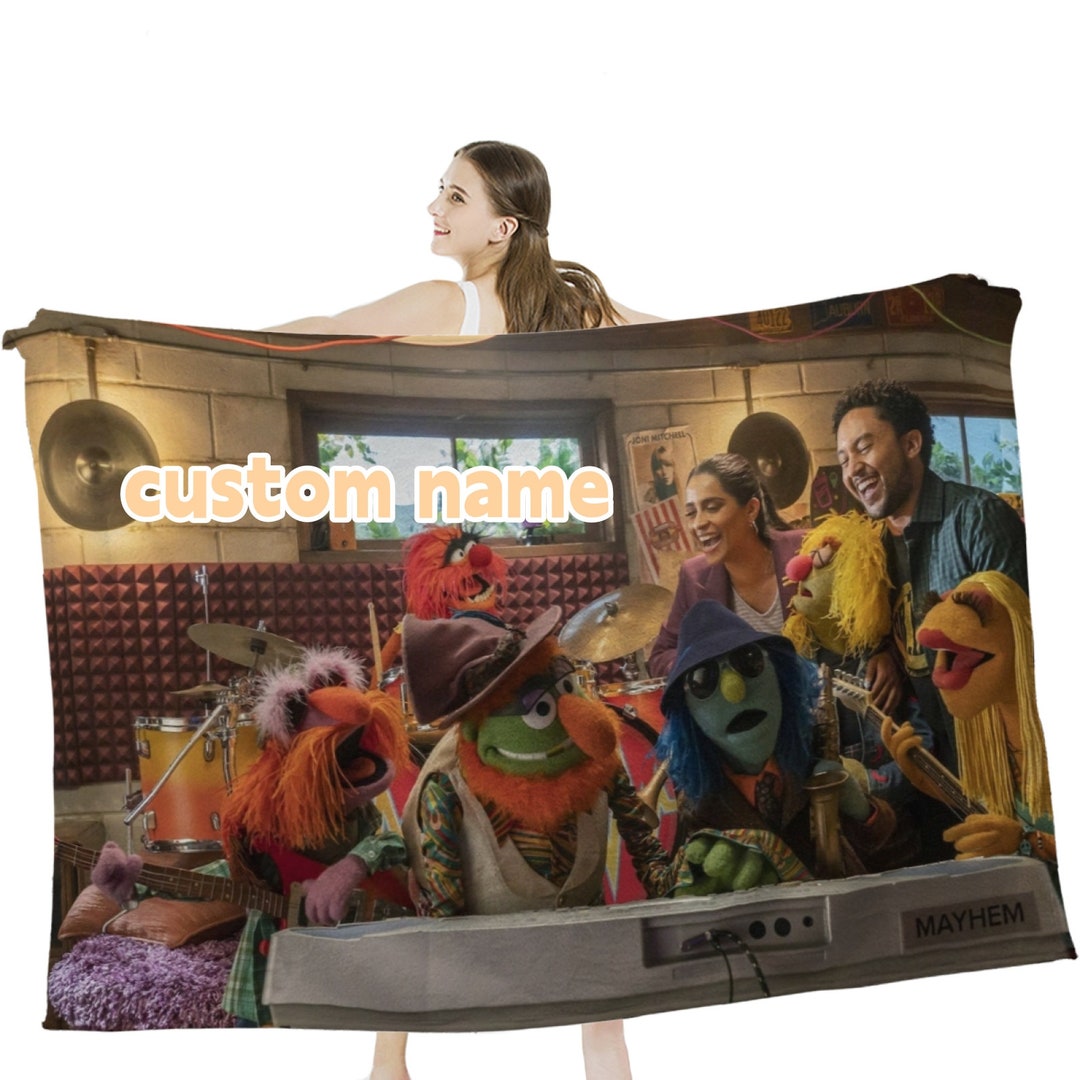 Custom Name the Muppets Mayhem Blanket Personalized Throw - Etsy