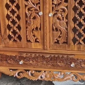 Wooden Temple 48 Lar Traditional Hand Carved Traditional Puja Temple ...