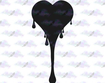 Love Hurts Bleeding Heart Instant Download SVG PNG Digital - Etsy