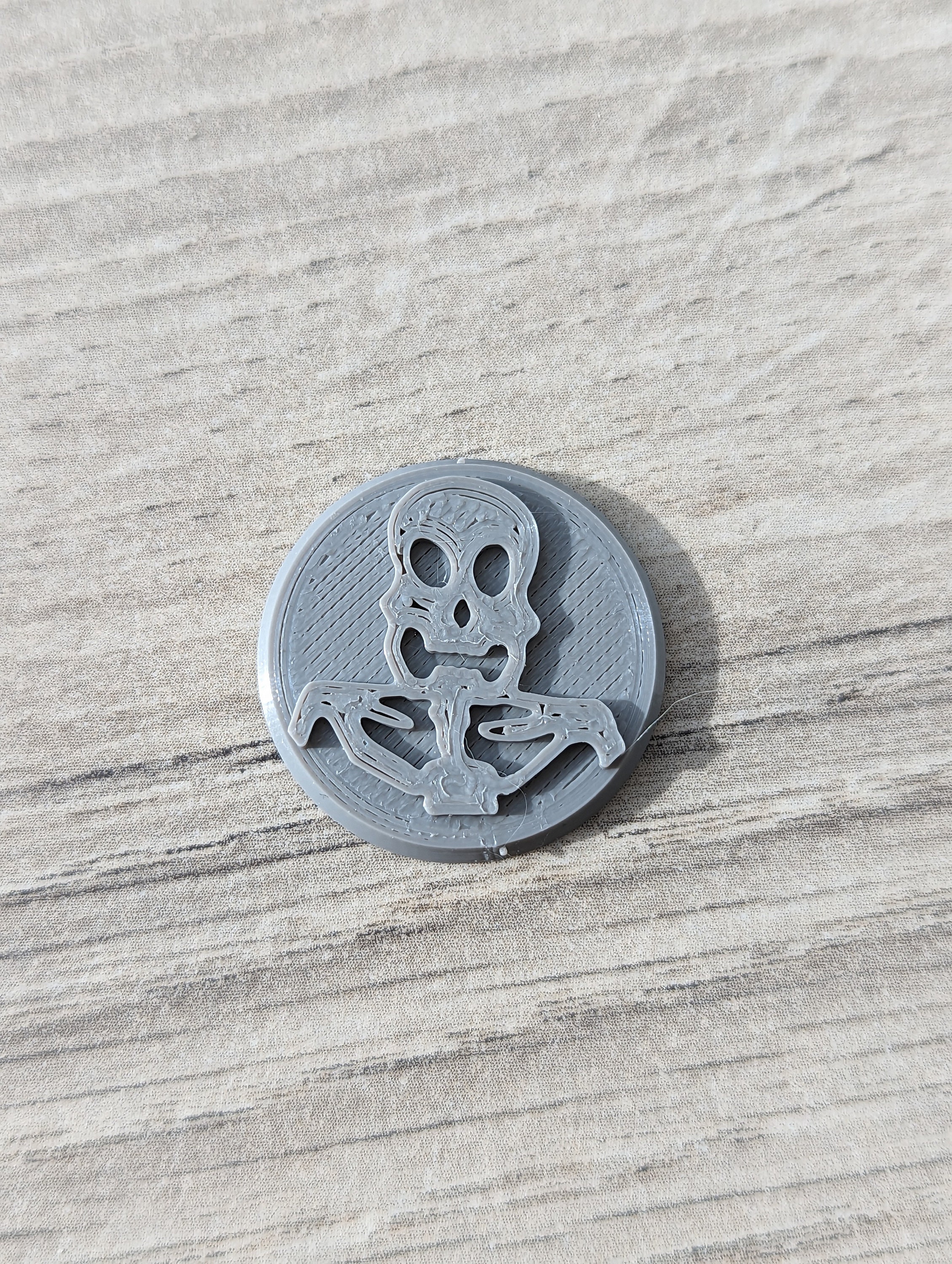3D Printed TTRPG Monster Tokens Skeleton Pack of 5 - Etsy