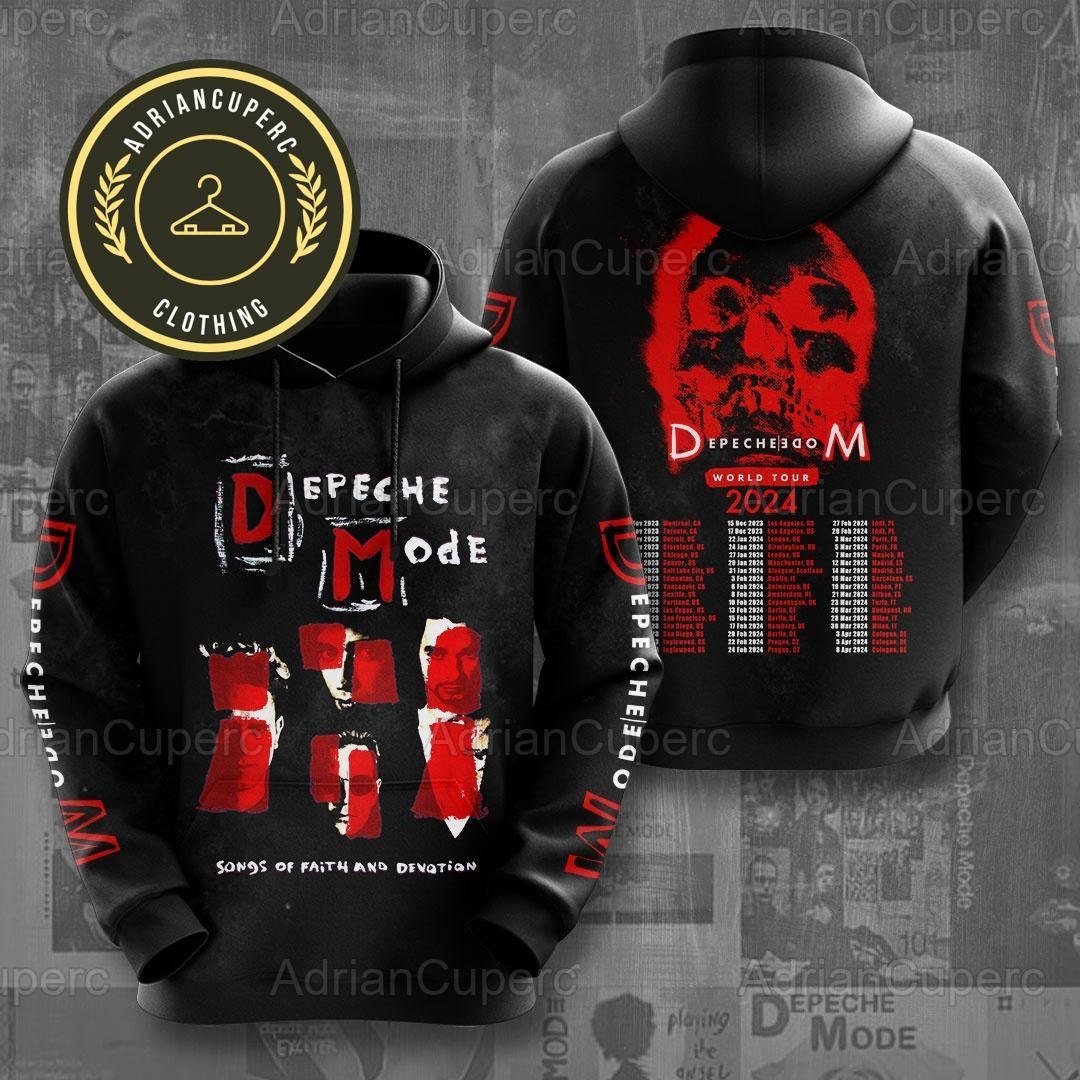 Depeche Mode 2024 World Tour Shirt, Depeche Mode Sweatshirt, Depeche ...