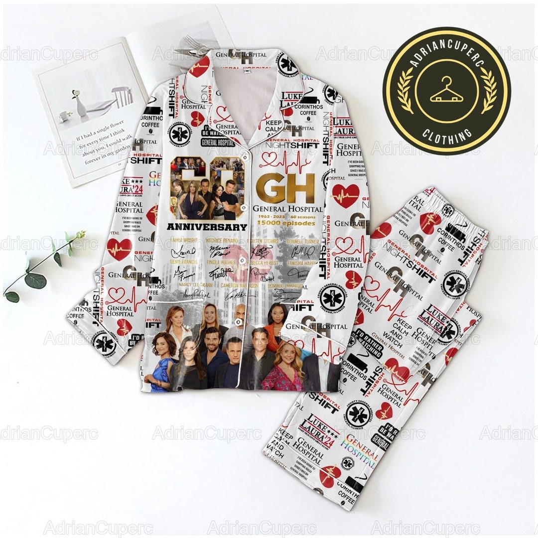 General Hospital Night Shift Pajamas Set, Tv Shows Women's Pajamas ...