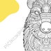 Capybara Mandala Coloring Page · Meditation, Stress Relief, Relaxation ...