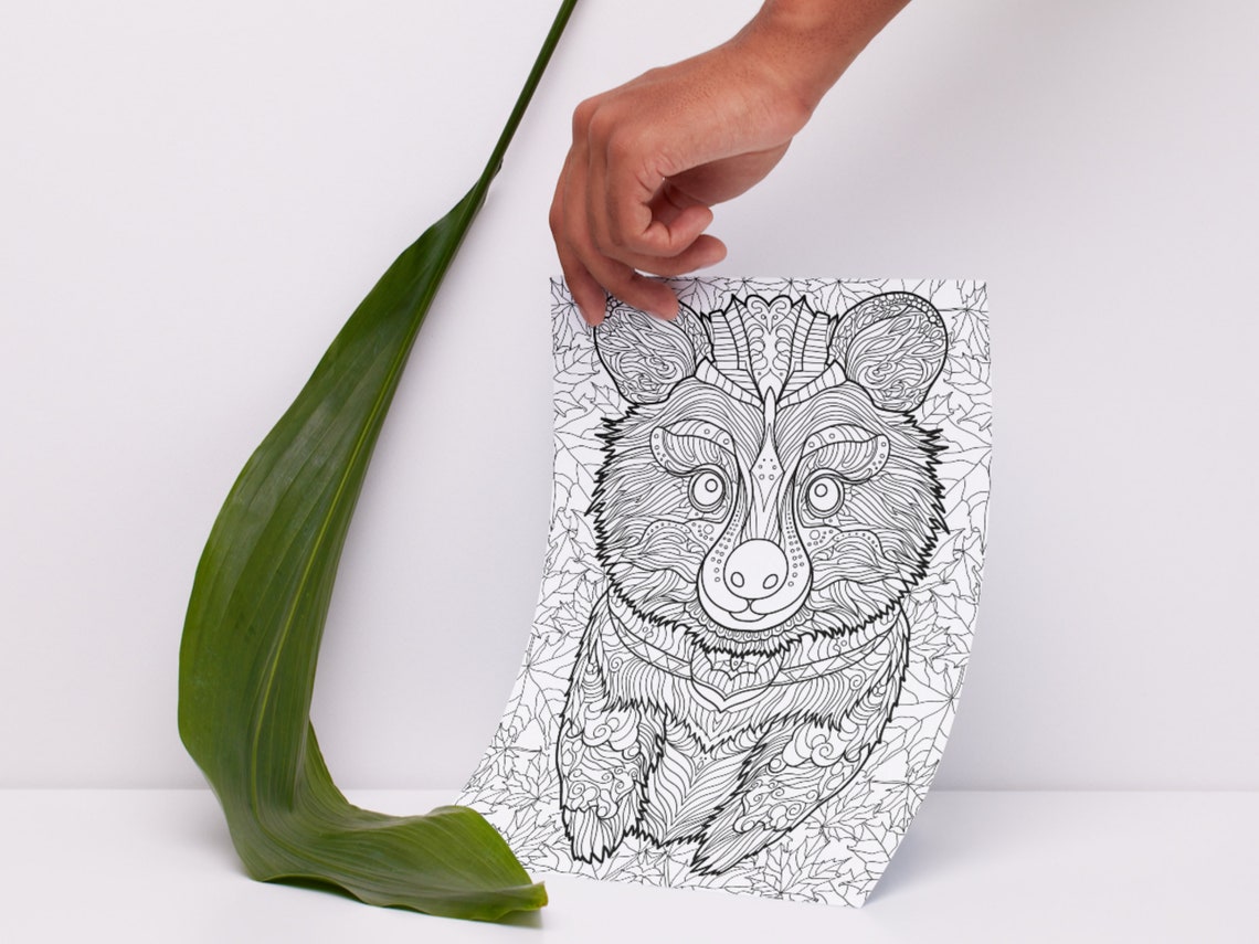 Animal Mandalas Coloring Pages 1 Letter Size Anxiety & Stress Relief 28 ...