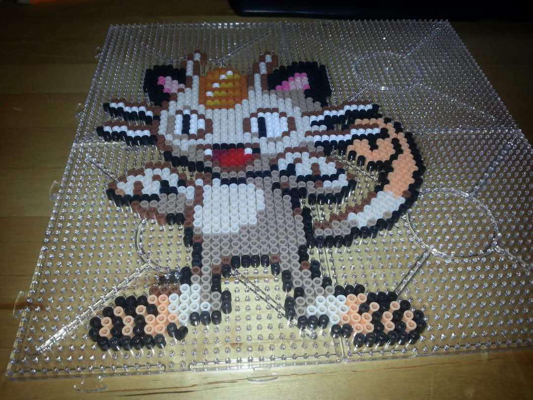 Meowth Perler Bead Sprite - Etsy