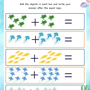 Under the Sea Childrens Activity Worksheers. Pre School. Home Education ...