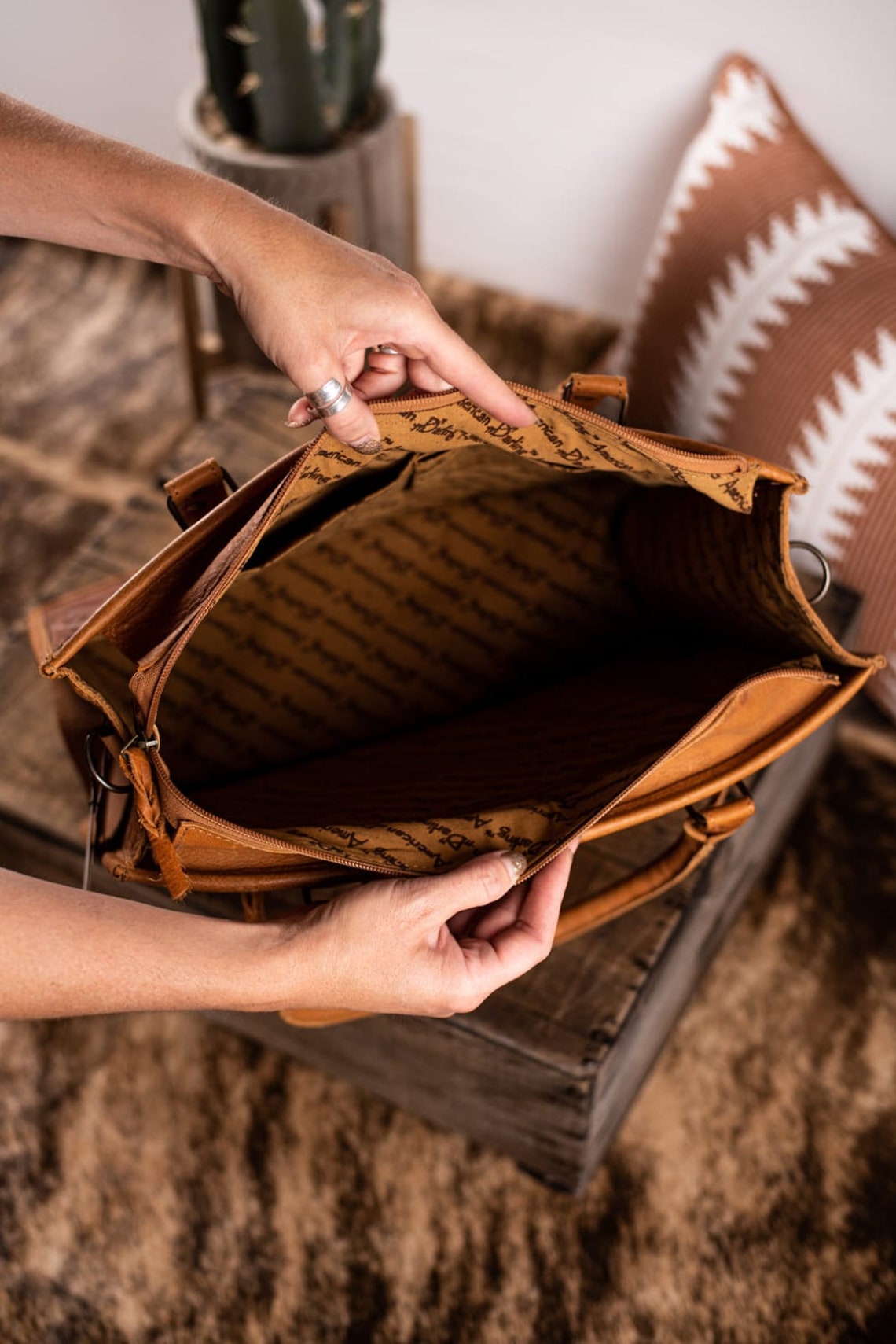 Western Saddle Blanket Purse, Hand Tooled Leather Purse, Hair on Purse ...