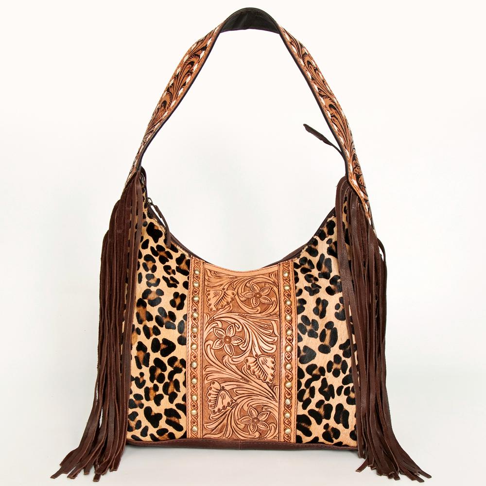 Western Purse, Cowhide Purse, Western Tote Bag, Hand Tooled Leather ...
