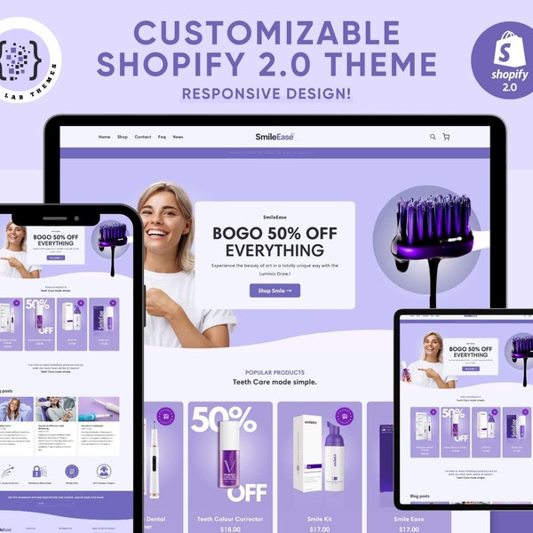 Shopify Website Templates - Etsy