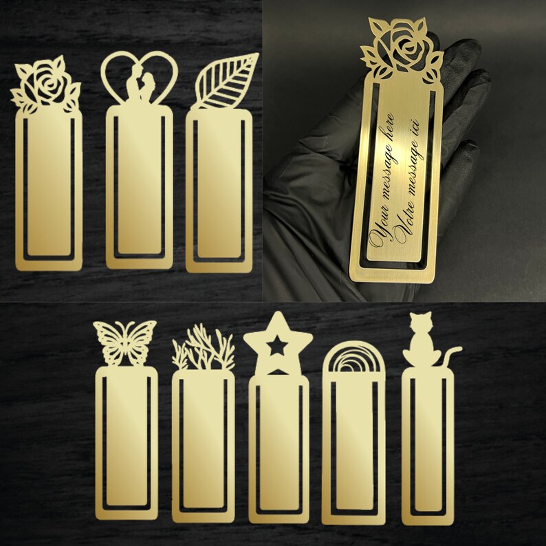 Laser Cutting Bookmark Templates Digital File, Compatible With 50W ...