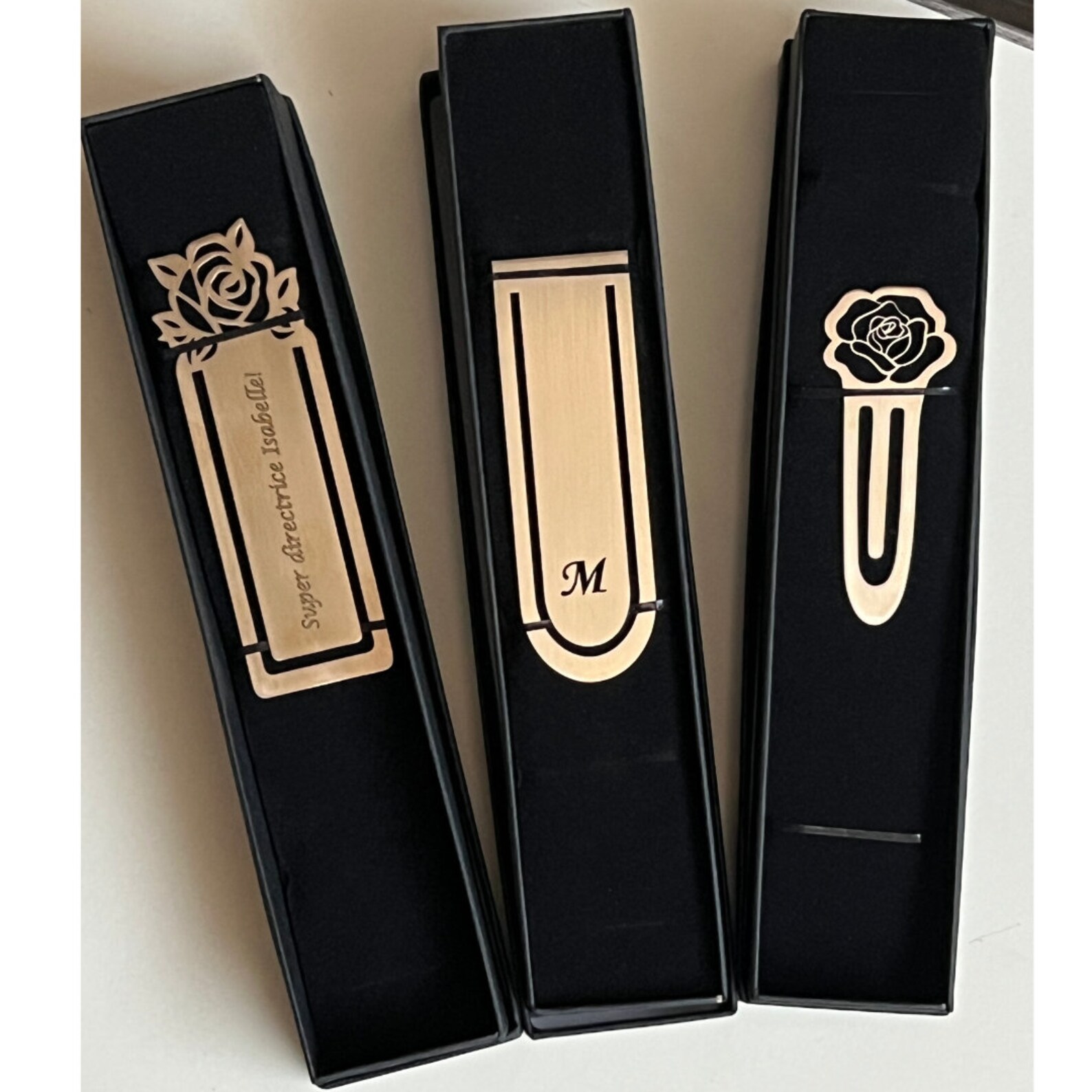 Luxurious Metal Bookmark, Personalized Bookmark, Gift for Book Lovers ...