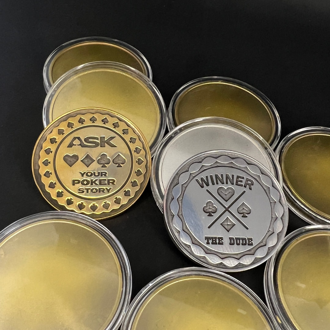 Engraved Metal Poker Chip - Personalized Poker Chip - Personalized ...