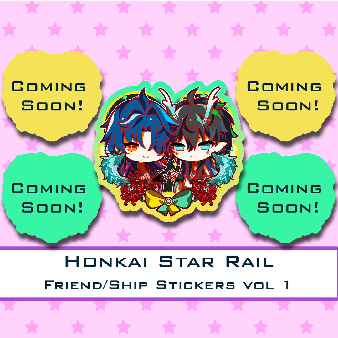 HSR Friend/ships Stickers Honkai Star Rail, Dan Heng Blade - Etsy