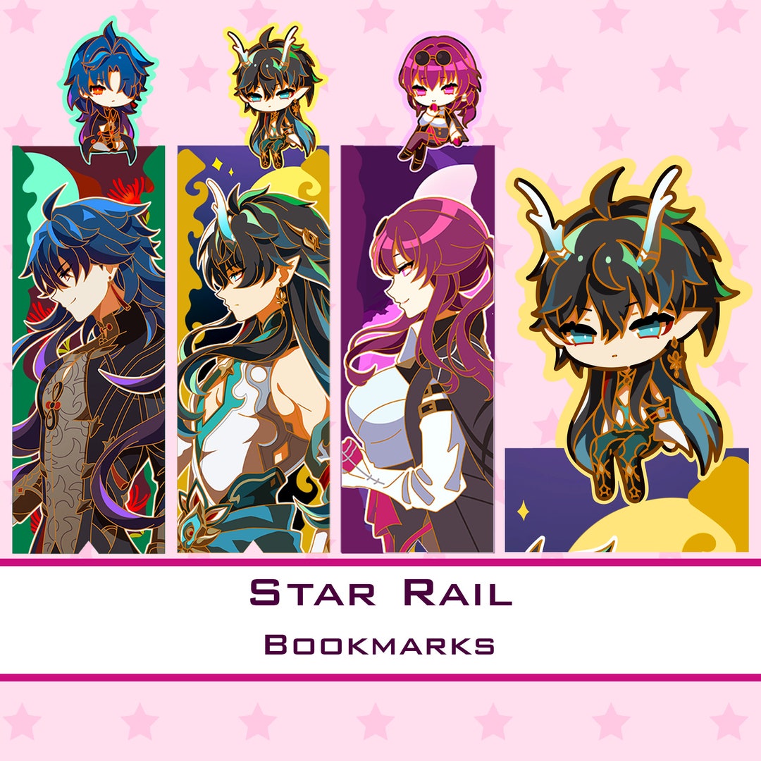 Bookmarks Honkai Star Rail HSR Star Rail, Kafka, Blade, Dan Heng IL - Etsy