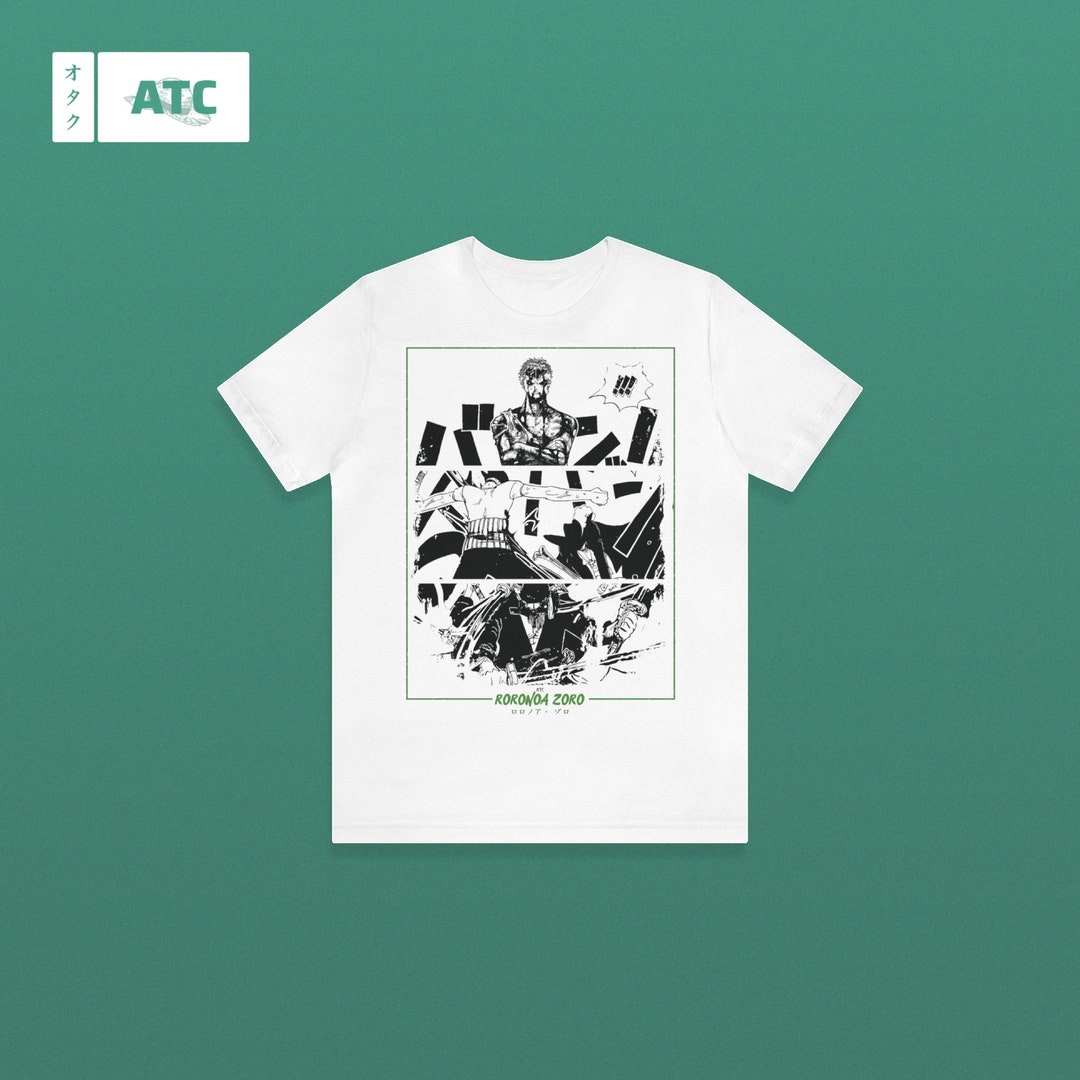 Cool Anime T Shirt Roronoa Zoro for One Piece Fan Cool Shirt - Etsy