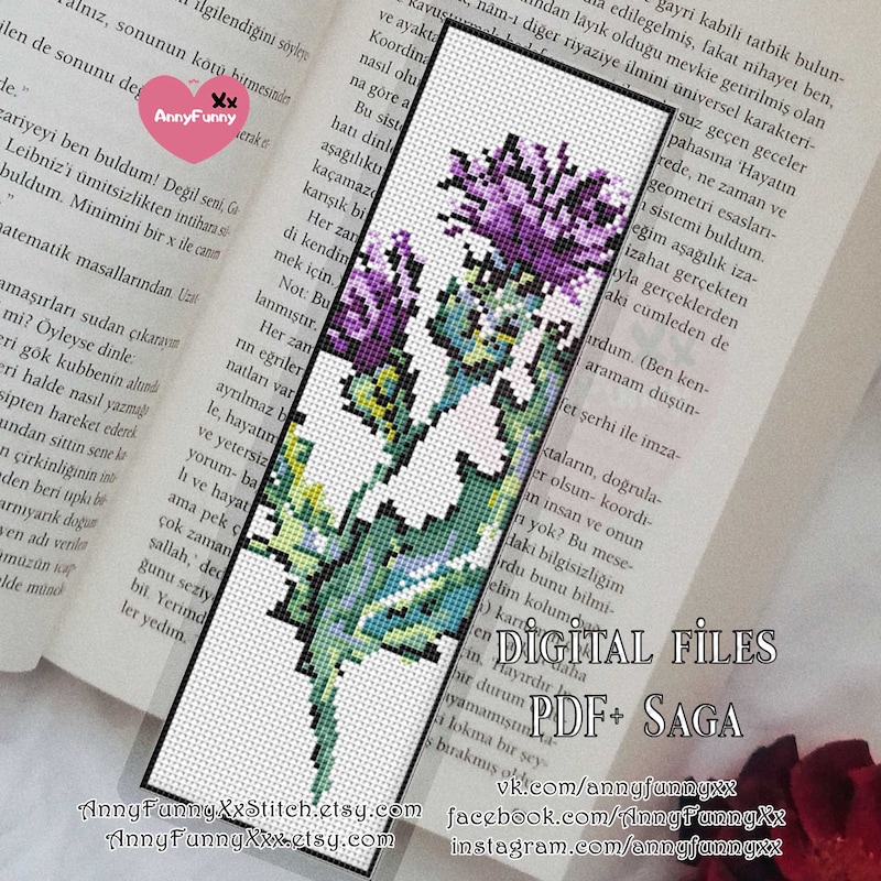Thistle Bookmark - Etsy