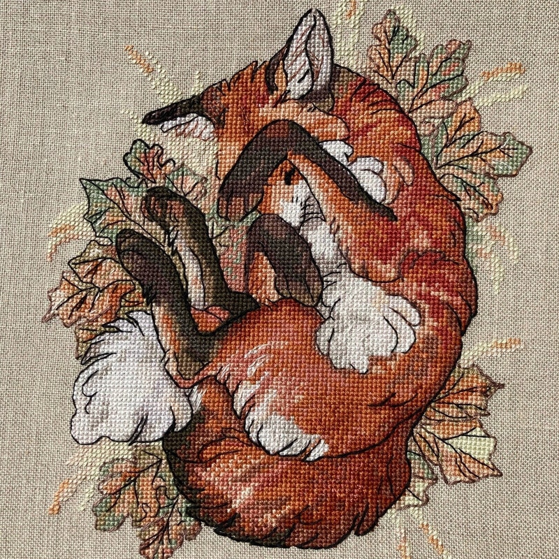 Fox Cross Stitch - Etsy