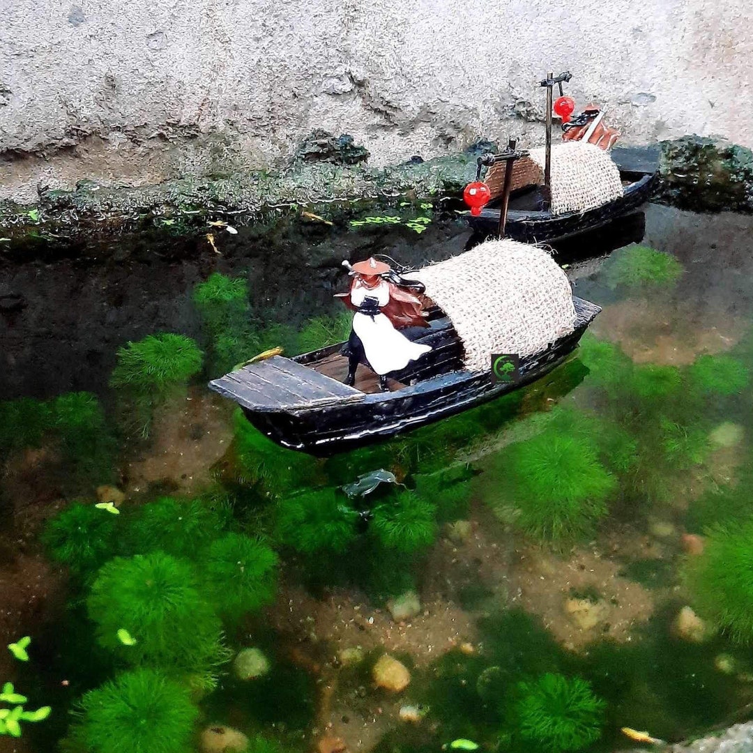 Floating Aquarium Boat,aquarium Decor,aquarium Decoration,fish Tank ...