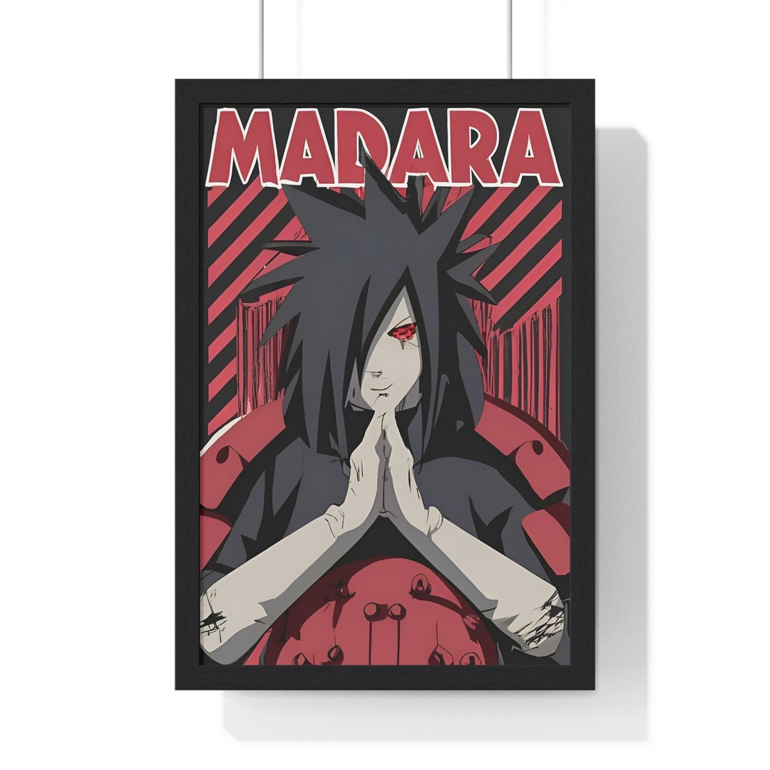 Madara Poster Naruto Uchiha Art Print Anime Wall Decor - Etsy