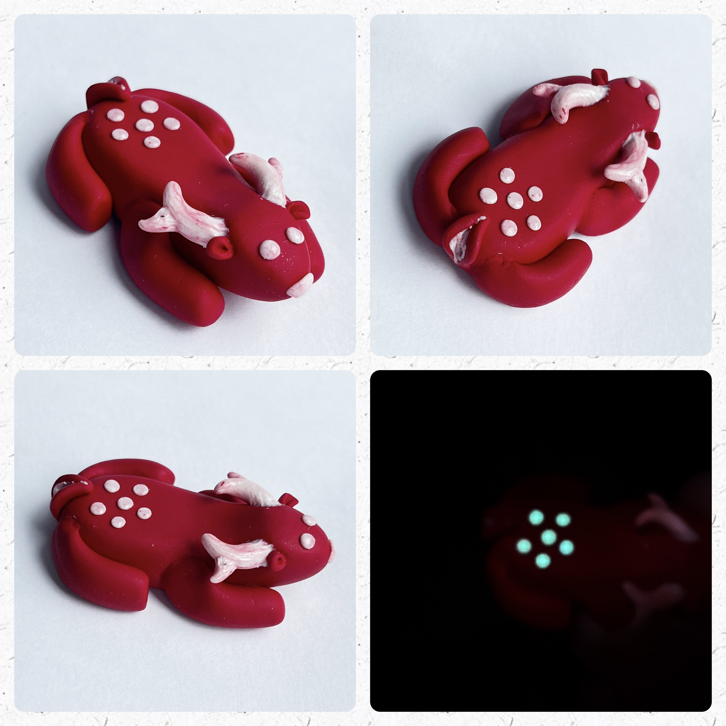 Dinky Deers. Miniature Clay Deer Figurine handmade, Lucky Dip , Desk ...