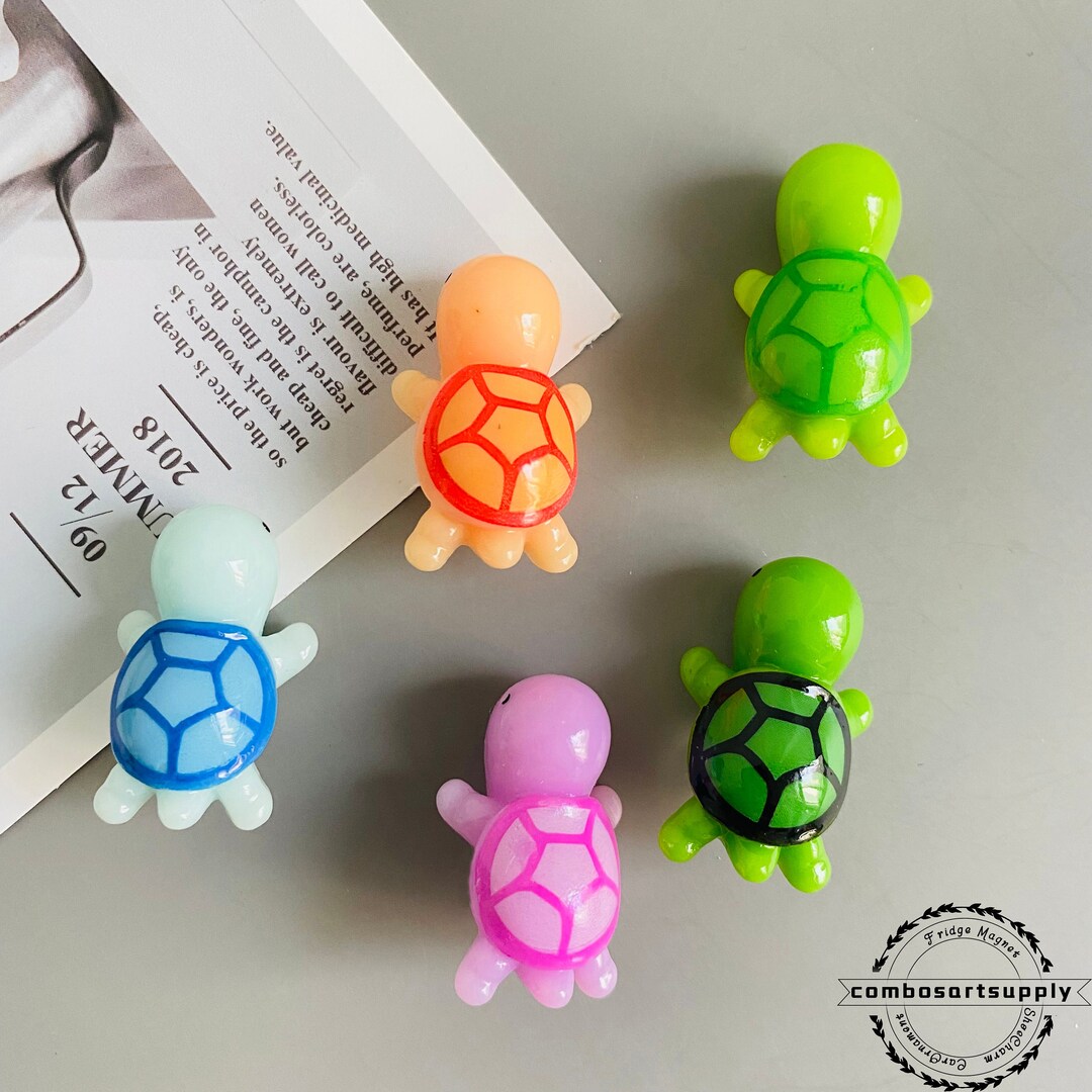Cute 3D Turtle Refrigerator Magnet Handmade Animals Fridge - Etsy