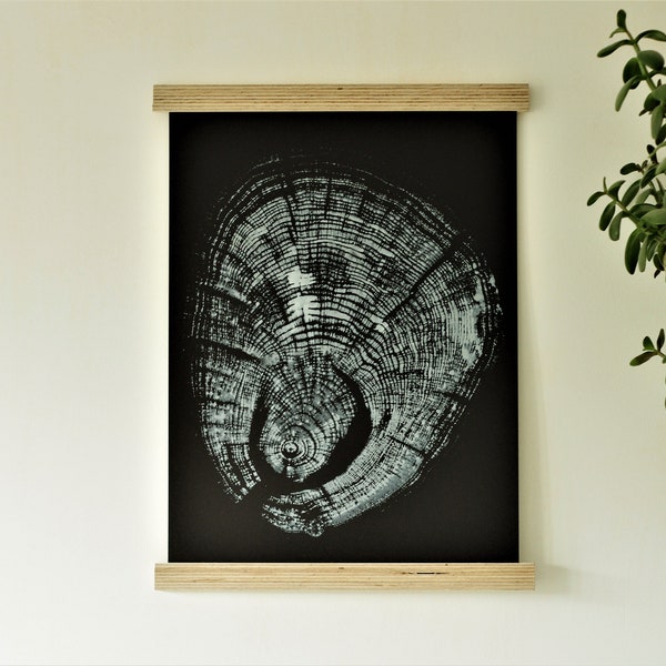 Oak Ring Ink Print - Etsy