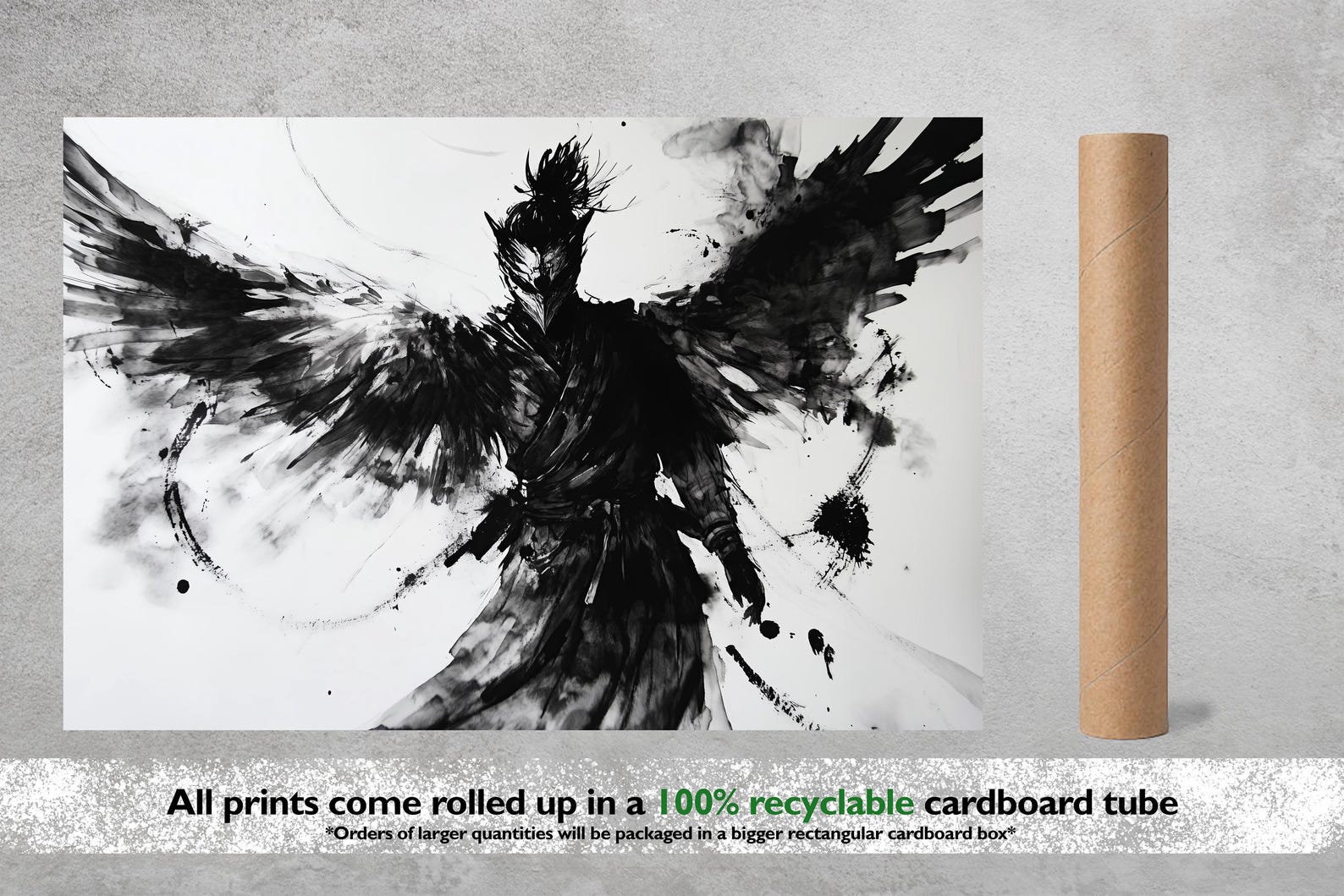 Tengu - Japanese Style Poster Print | Wall Art | Wall Decor | Home ...