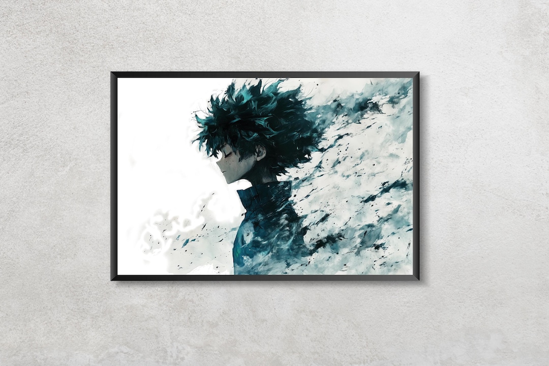 Deku - My Hero Academia | Anime | Poster Print | Wall Art | Wall Decor ...