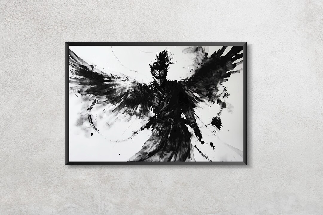 Tengu - Japanese Style Poster Print | Wall Art | Wall Decor | Home ...