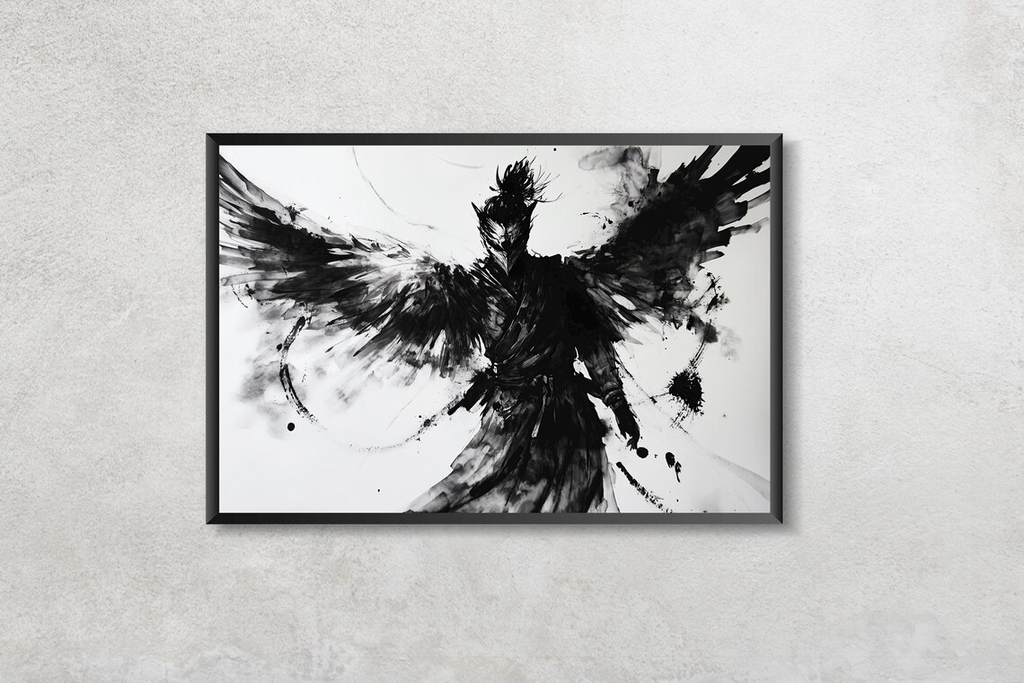Tengu - Japanese Style Poster Print | Wall Art | Wall Decor | Home ...