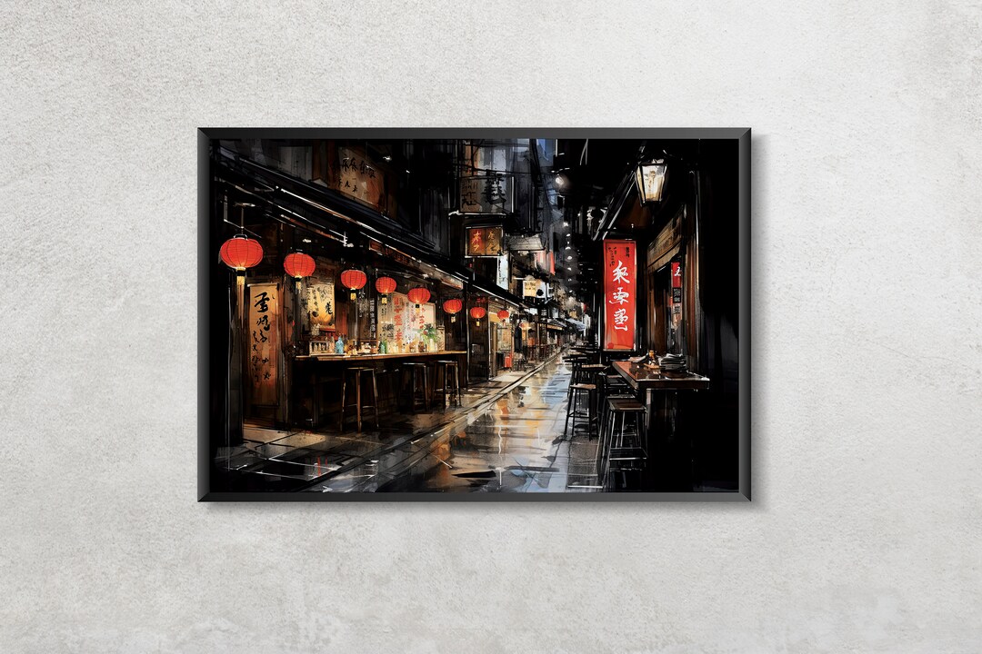 Japanese Izakaya Bar Poster Print | Wall Art | Wall Decor | Home Decor ...
