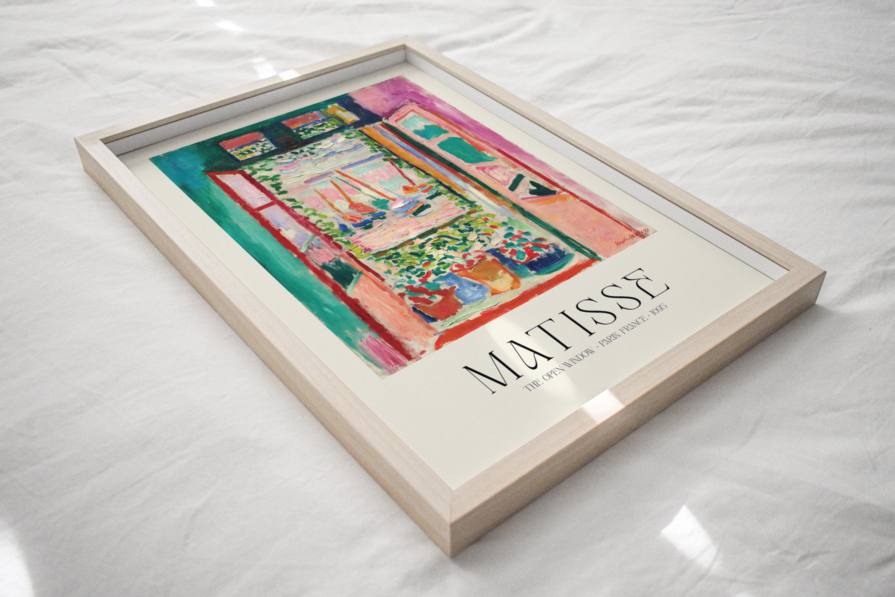 Henri Matisse the Open Window Matisse Vintage Poster Art - Etsy