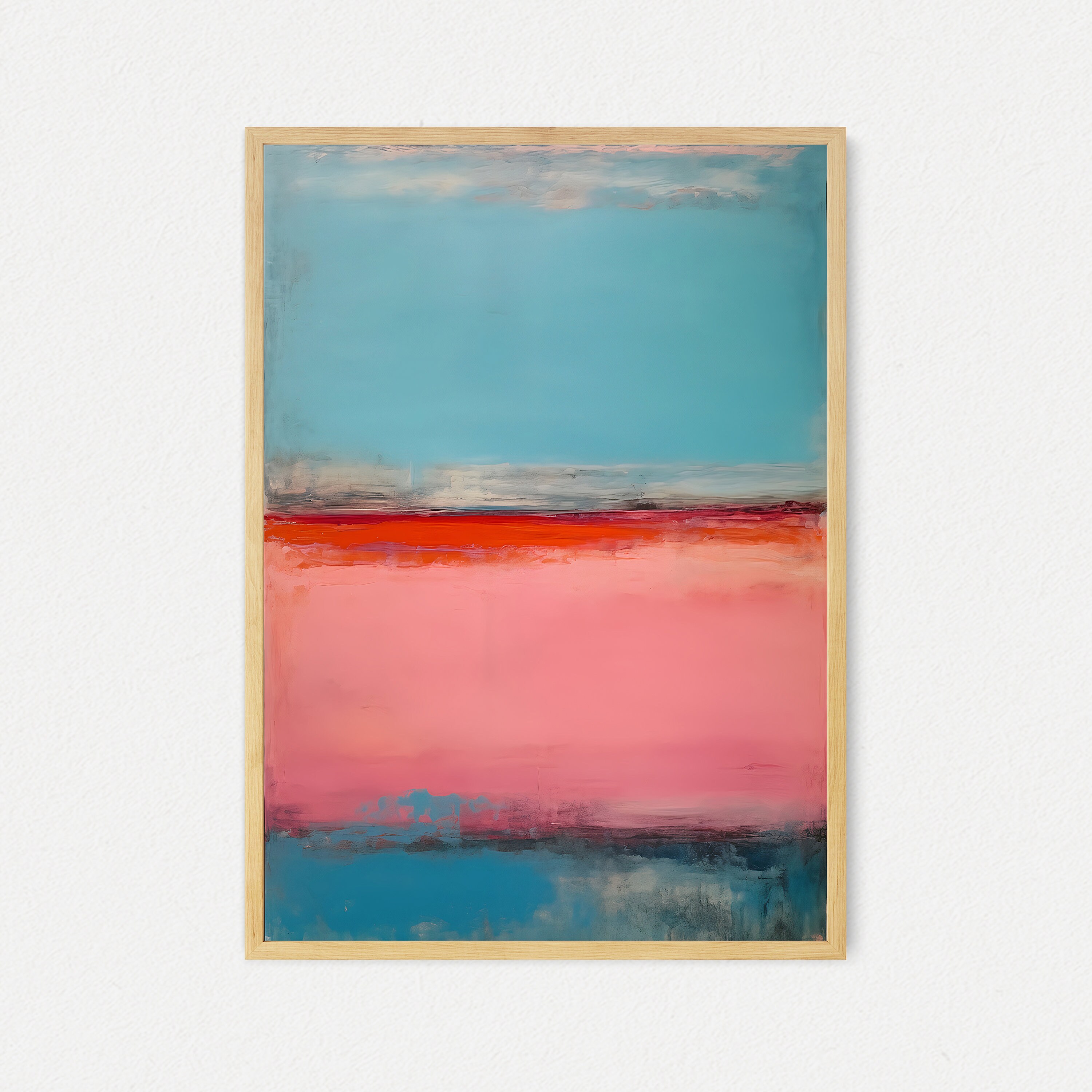 Mark Rothko Poster, Exhibition Print, Colorful Wall Art, Livingroom ...