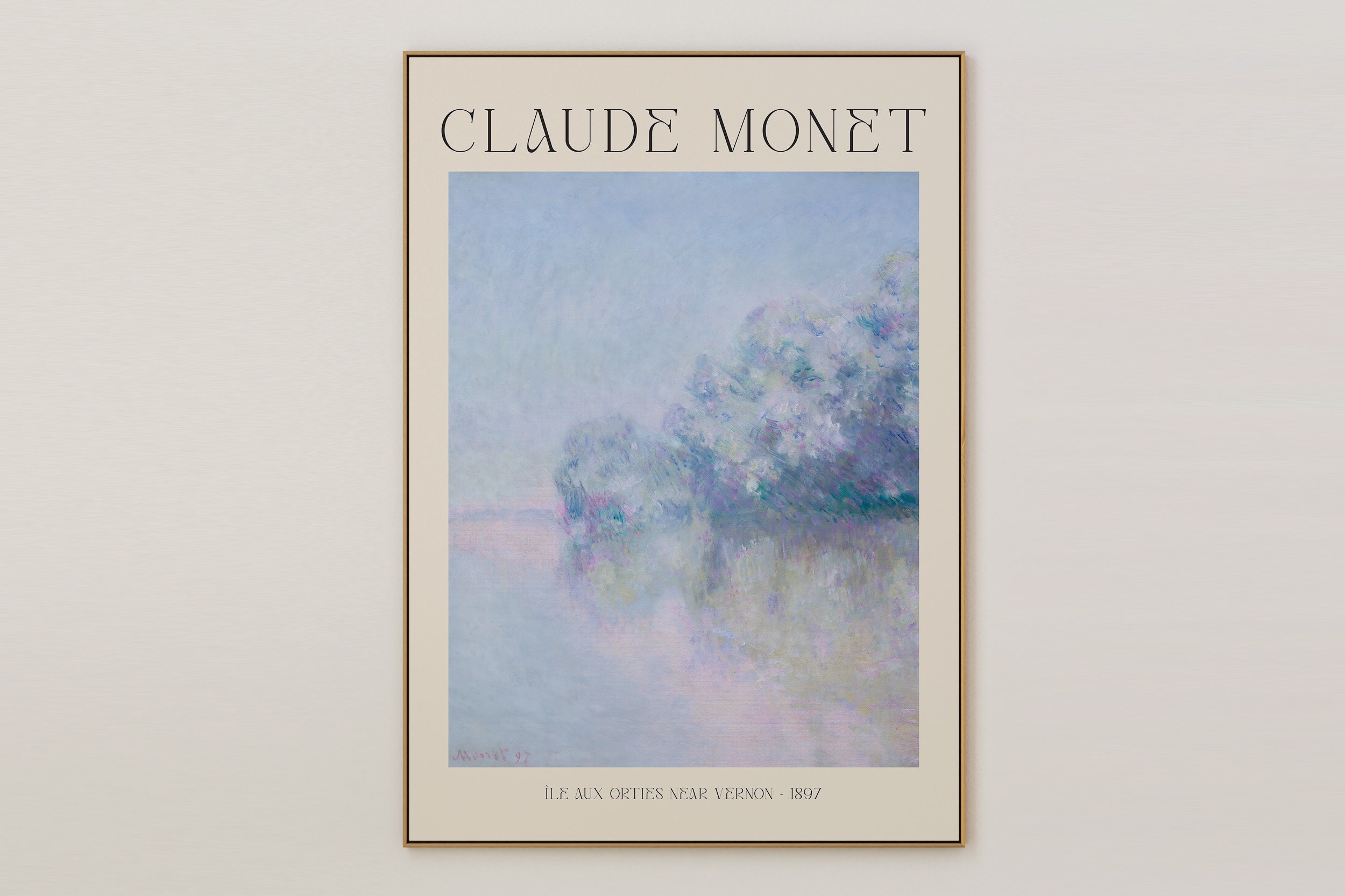 Claude Monet Prints, Blue Gallery Wall Set of 6, Gallery Wall Bundle ...
