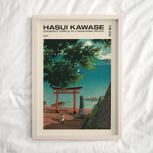 Hasui Kawase Chuzenji Temple Print: Japanese Art, Modern Fall Decor ...