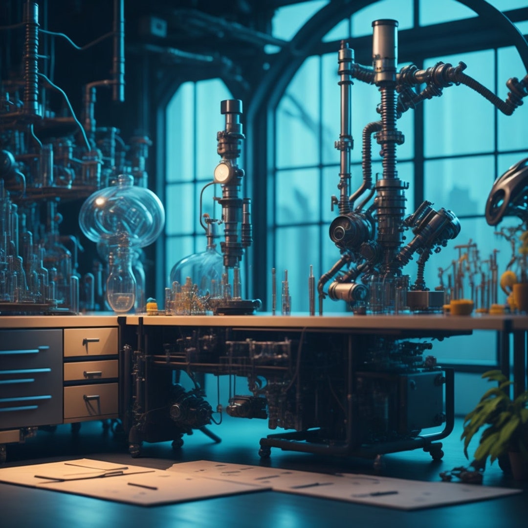 Laboratory of Discovery Backdrop Scientific Laboratory - Etsy