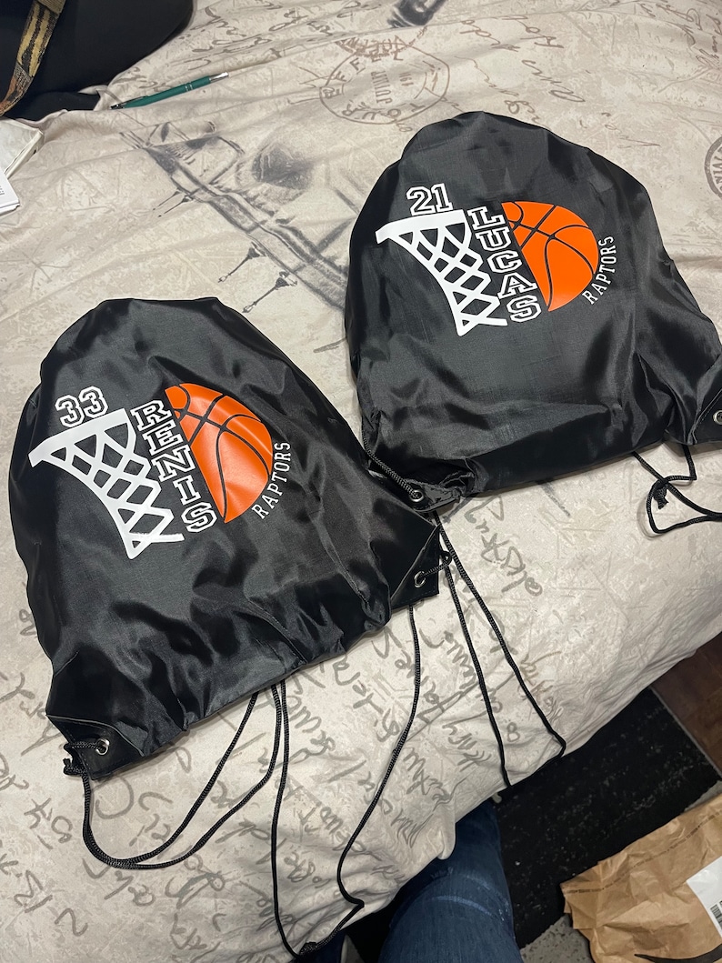 Personalized Drawstring Bags for Sports Player/team. - Etsy